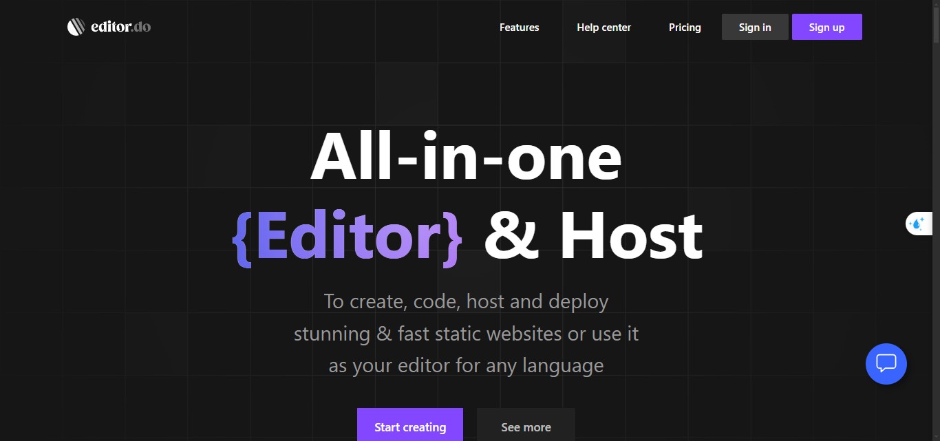 HDSD Công cụ tạo website tĩnh - Editor.do