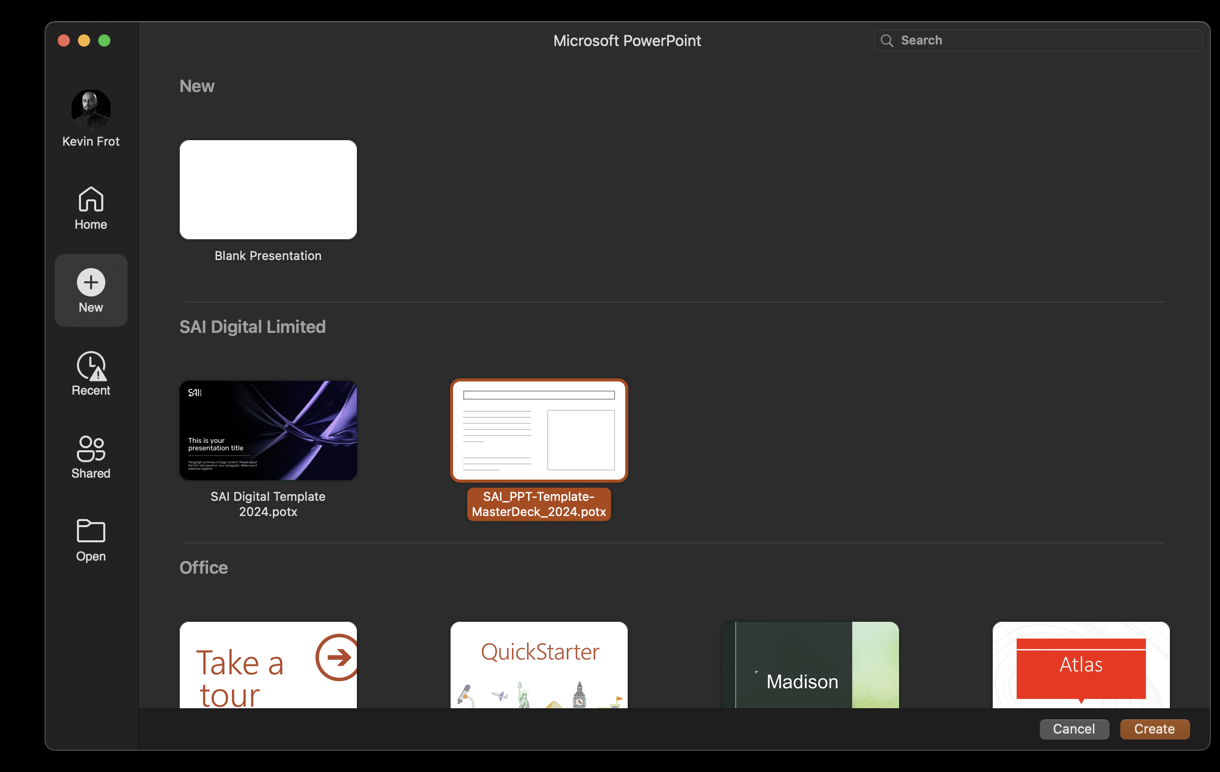 How to use SAI Digital PPT Master Template